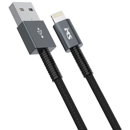 CC CABLE USB-A 2.0 ->LIGHTNING, 1m, MS, crni