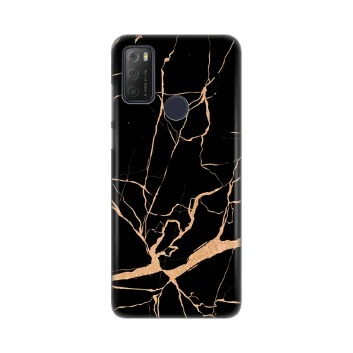 Silikonska futrola - maska print za Alcatel 1S (2021)/3L (2021)/A1 Alpha 21 All Black