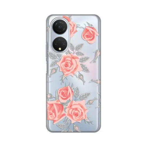 Silikonska futrola - maska print Skin za Huawei Honor X7 Elegant Roses