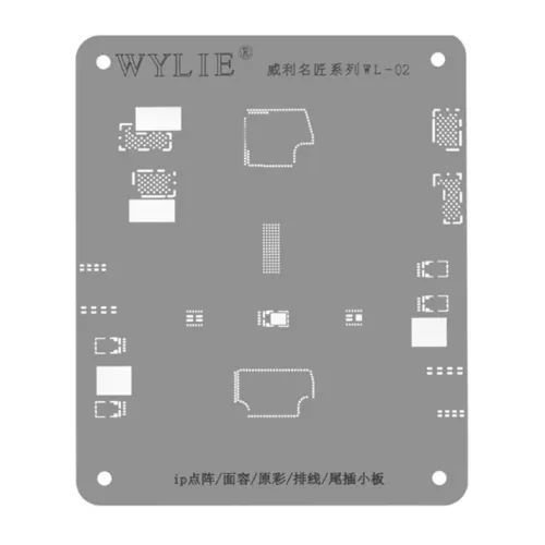 BGA Sito WYLIE WL-02 za popravku iPhone Face ID