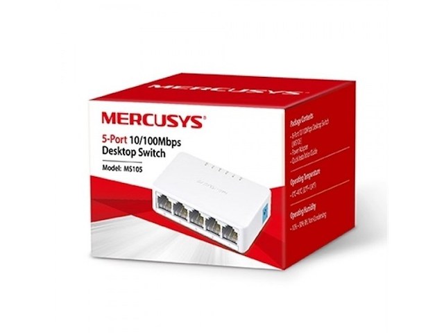 Mercusys MS105 5-portni Switch 10/100Mbps!
