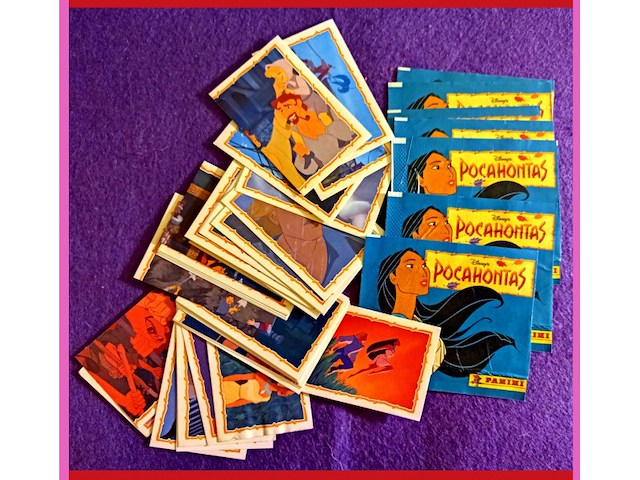 Walt Disney PANINI Pocahontas kesice i sličice ✿✿✿