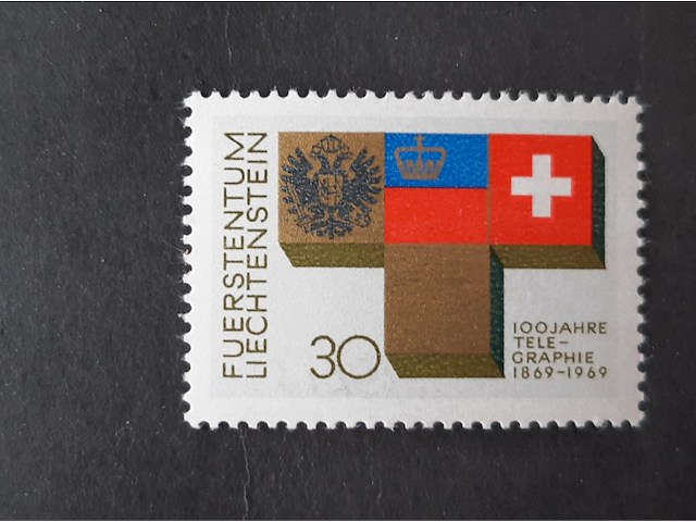 Liechtenstein 53 samac 100g Telegraafije