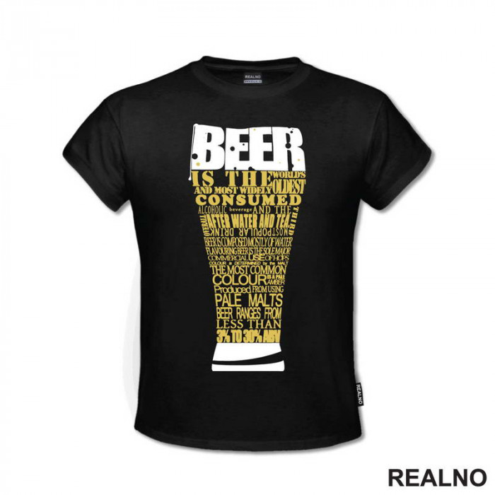 BEER GLASS - QUOTES - HUMOR - MAJICA