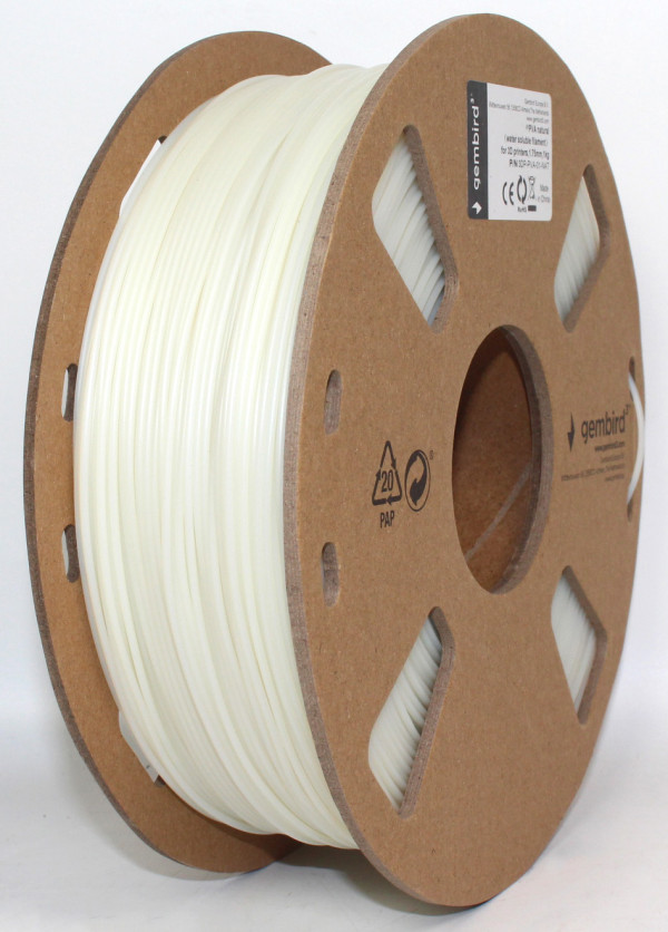 3DP-PVA-01-NAT PVA Filament za 3D stampac 1.75mm, kotur 1KG (filament rastvorljiv u vodi) NATURAL