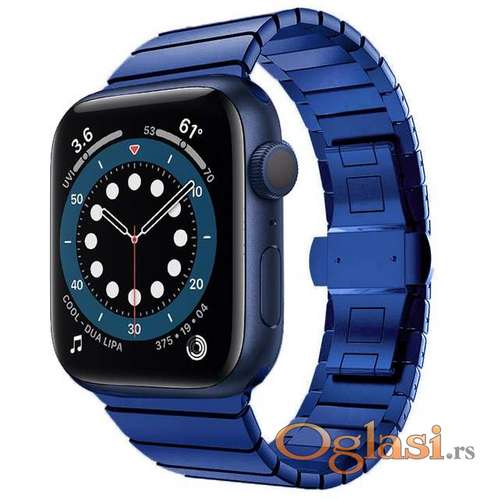 Metalna plava narukvica Apple watch 42/44mm