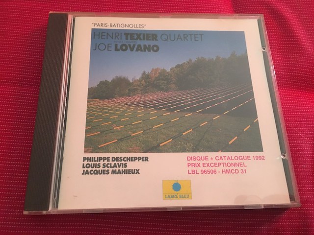 CD - Henri Texier Quartet - Paris Batignolles