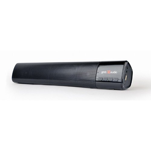 Gembird Bluetooth speaker soundbar 2x5W USB, SD, AUX, mikrofon, black | SPK-BT-BAR400-01