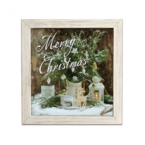 Panel blind ram sa okvirom Merry Christmas 30x30cm 740018