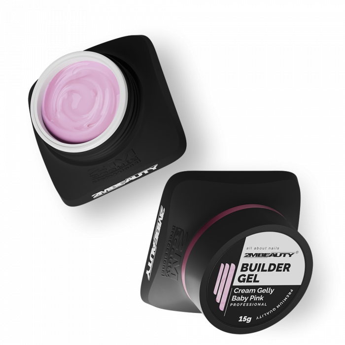 Cream Gelly Baby pink builder gel