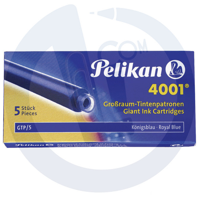 Patrone za nalivpero duge pk5 4001 Pelikan 310748 plava