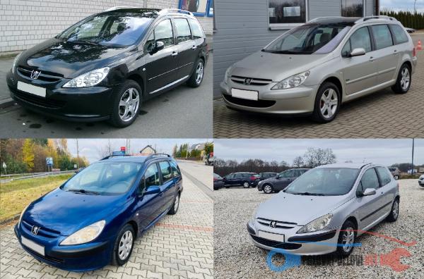 Polovni Delovi Za Peugeot 307 1.6I/1.6HDI/2.0HDI Kompletan Auto U Delovima