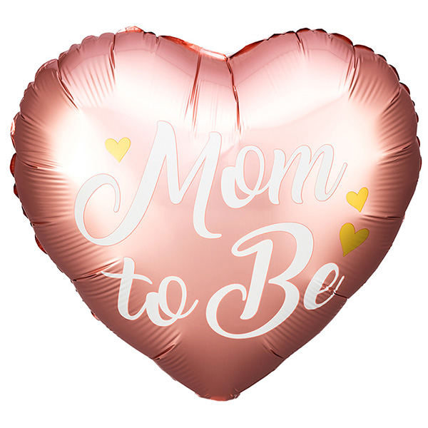 FB92081
18″ Foil Mom to be Hear Rose copper