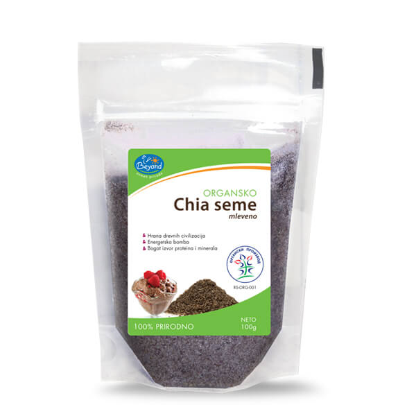 CHIA SEME MLEVENO ORGANIC 100G