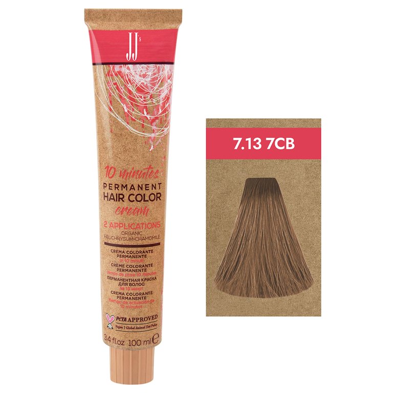 Farba za kosu JJ’s 10 Minutes 100ml Hladna bež srednjeplava 7.13-7CB