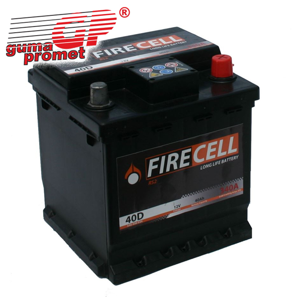 Akumulator Firecell 12V 40Ah D+ RS2