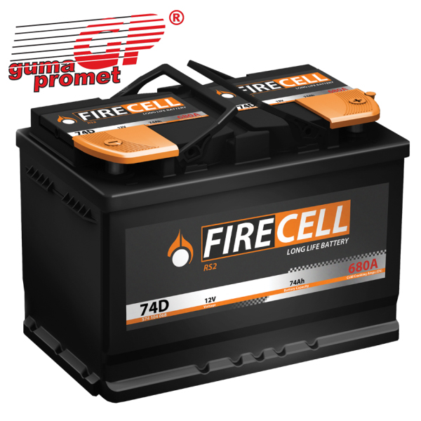 Akumulator Firecell 12V 74Ah D+ RS2