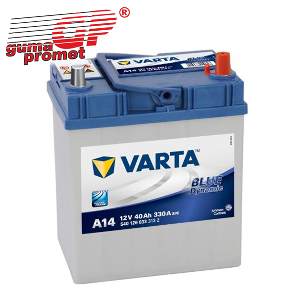 Akumulator Varta 12V 40Ah D+ Blue Dynamic Asia