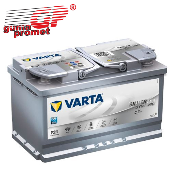 Akumulator Varta 12V 80Ah D+ AGM Silver Dynamic