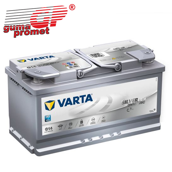 Akumulator Varta 12V 95Ah D+ AGM Silver Dynamic