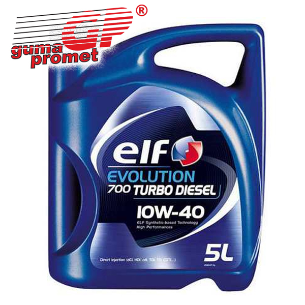 ELF EVOLUTION 700 TURBO DIESEL 10W40 5/1