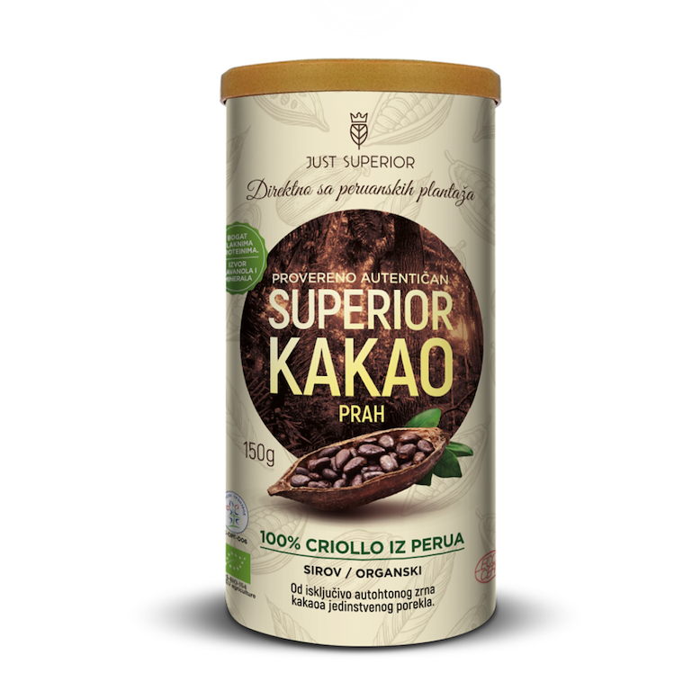 Just Superior Criollo kakao prah 150g
Just Superior Criollo kakao prah 150g