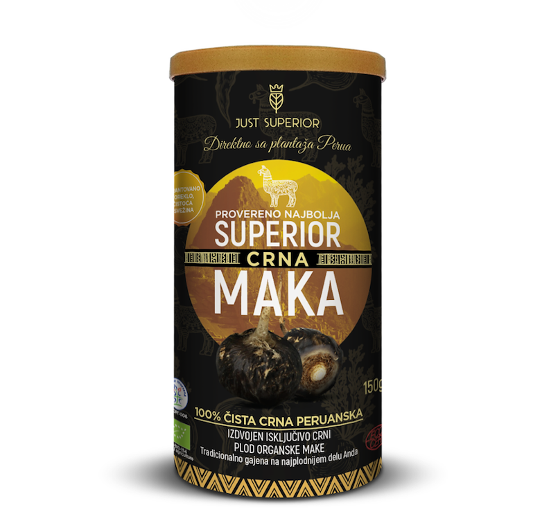 Just Superior crna maka organska 150g