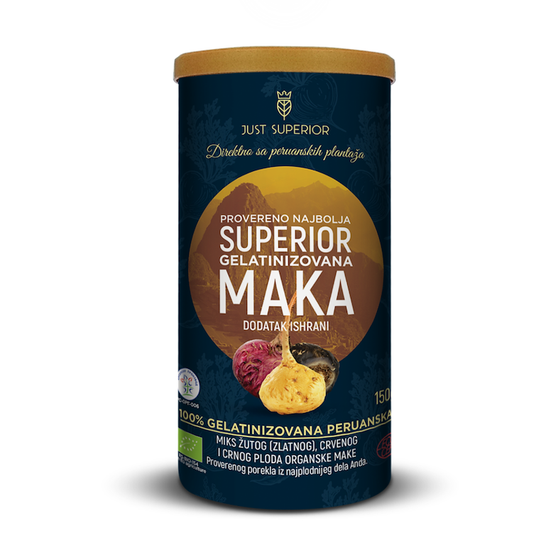 Just Superior gelatinizovana maka miks 3 boje organska 150g
Just Superior gelatinizovana maka miks 3 boje organska 150g