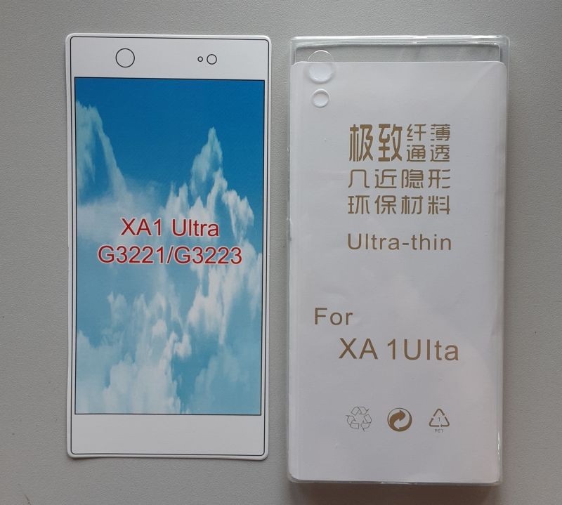 TPU maska 0.3mm ZA XPERIA XA1 Ultra providna