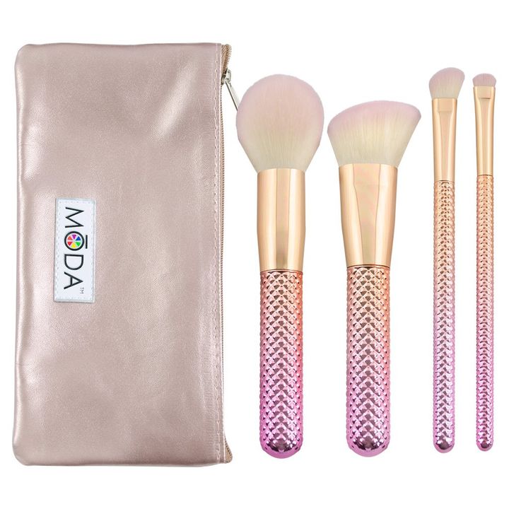 Set kozmetičkih četkica Complete Kit Rose 5 komada