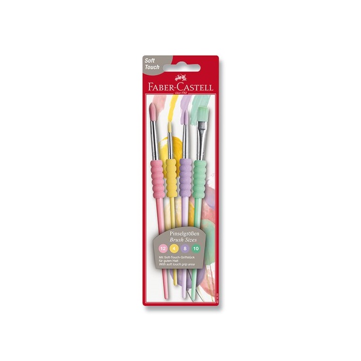 Set četkica Faber-Castell Soft - 4 kom