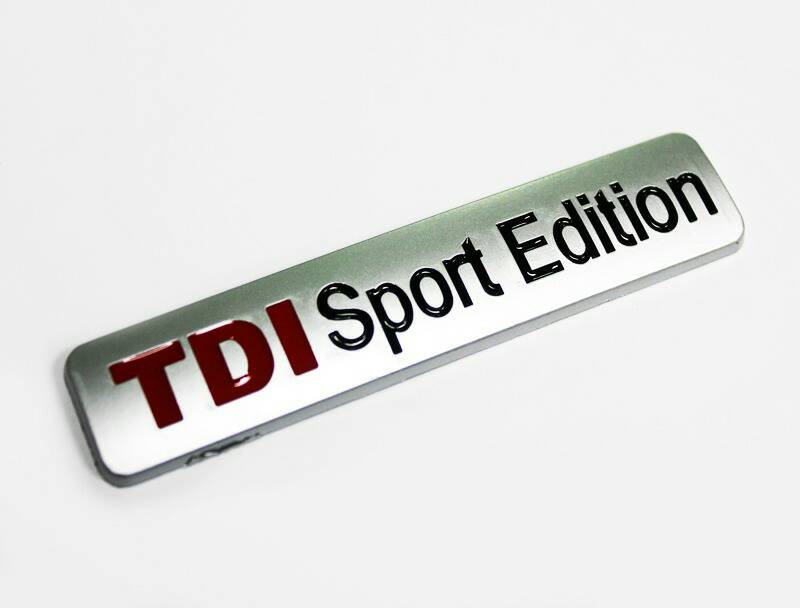 Natpis TDI sport edition – mat -Auto Đope – 072