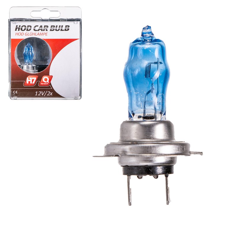 Hi-quality H7 halogena sijalica super bela 12v 55W – PX26d – 2 kom – kutija – 4 Cars – 96894