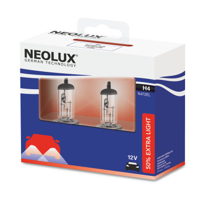 Sijalica 12V H4 60/55W + 50% više svetlosti – NEOLUX – N472EL