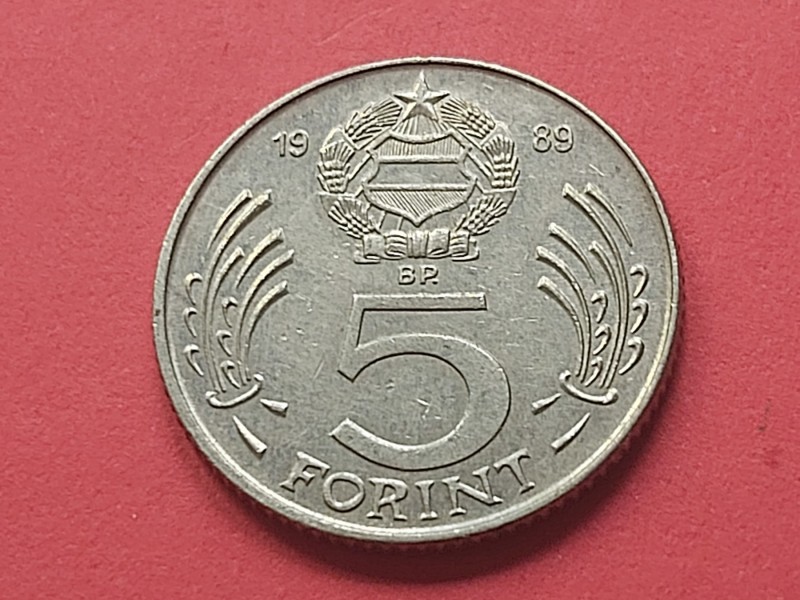 Mađarska - 5 forint 1989 god