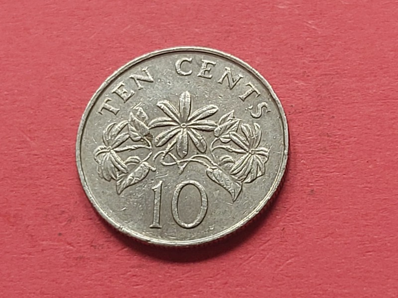 Singapore - 10 cents 1987 god