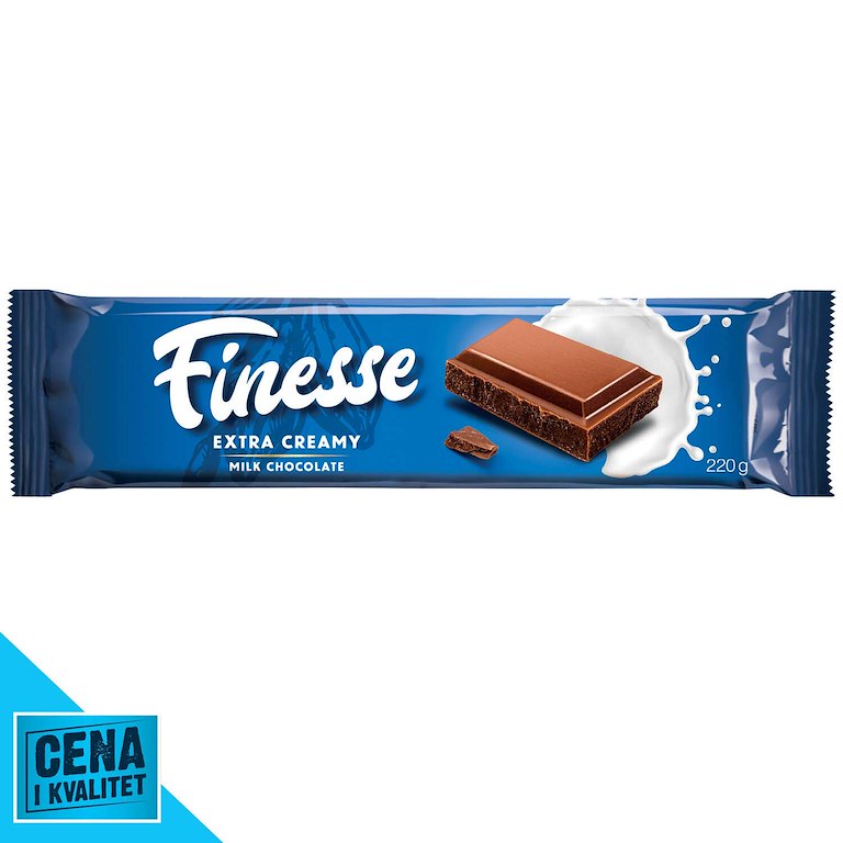 Finesse čokolada mlečna 220g finesse