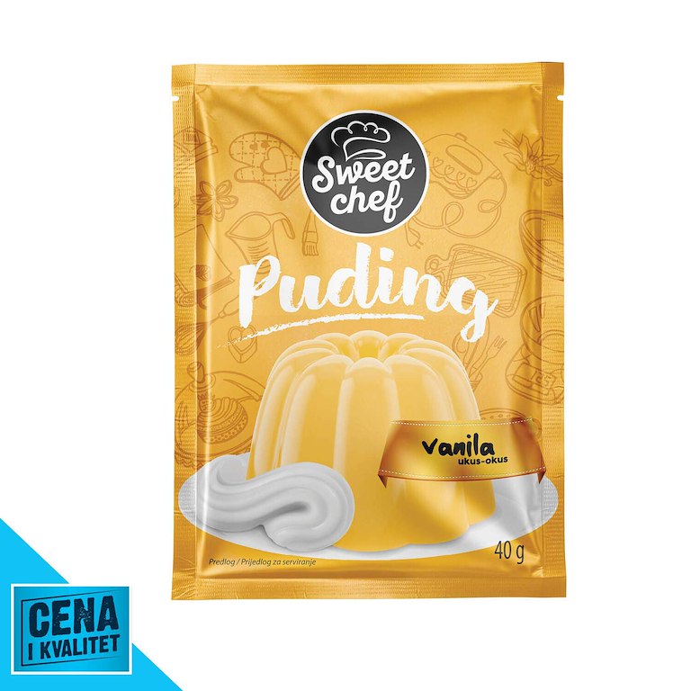 Sweet chef puding vanila 40g Sweet chef