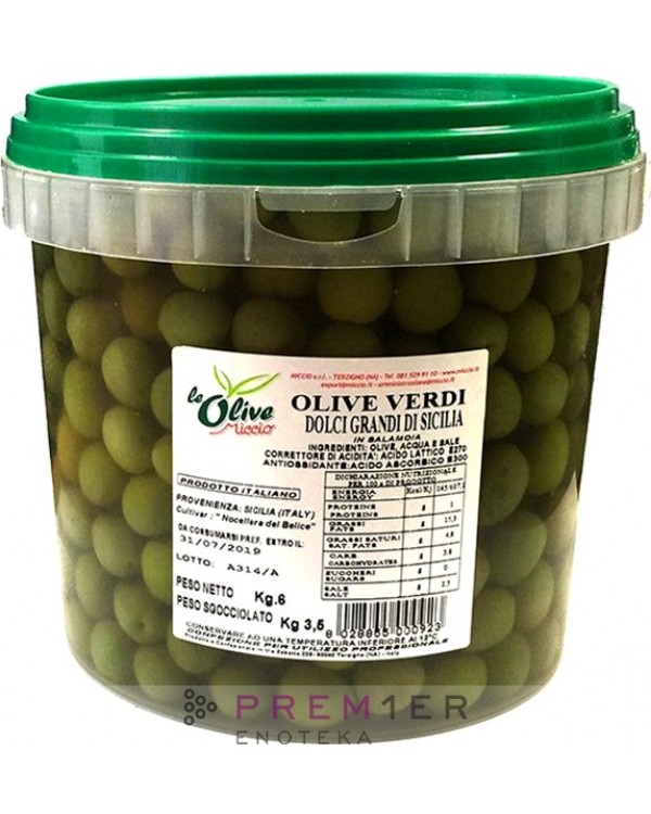 Miccio Olive Zelene Masline SK 5.0kg