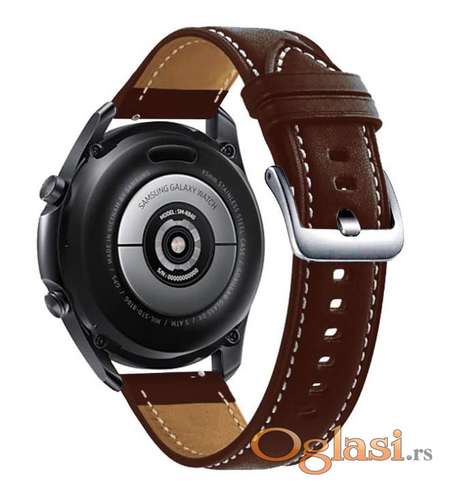 Coffee kozni kais sa silver kopcom 22mm Samsung,Huawei watch