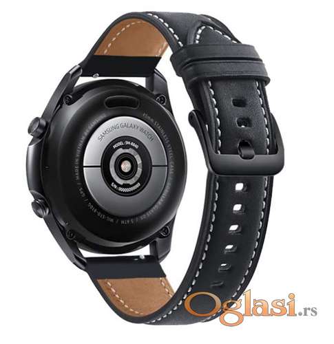 Kozna narukvica sa crnom kopcom 22mm Samsung,Huawei watch