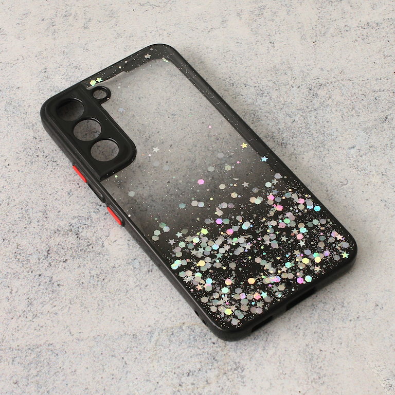 Maska Frame Glitter za Samsung G901B Galaxy S22 crna