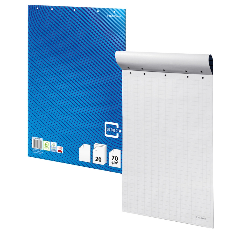 Flip-chart blok 20 listova karo, 64x90 cm Top2000