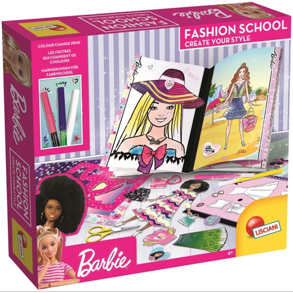 Barbie Kreativni set Fashion School Magične olovke Lisciani 86023