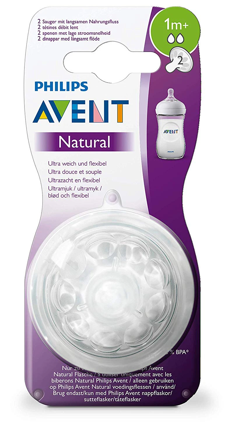 Avent cucla natural spor protok SCF042-27 - Cucla za flašicu 1+