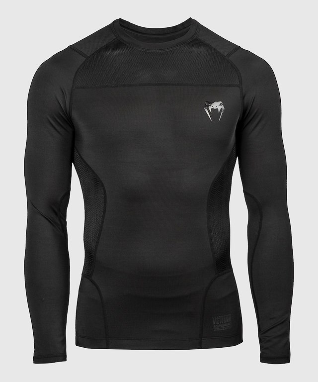 VENUM G-FIT RASHGUARD BLACK DUGI RUKAVI