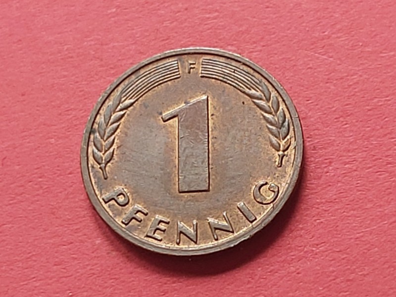 Nemačka - 1 pfennig 1950 god F