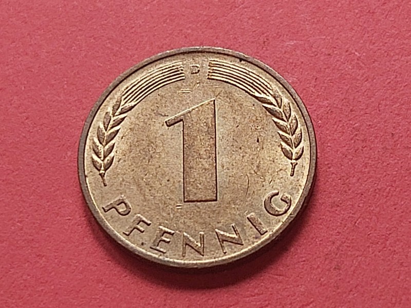 Nemačka - 1 pfennig 1969 god D