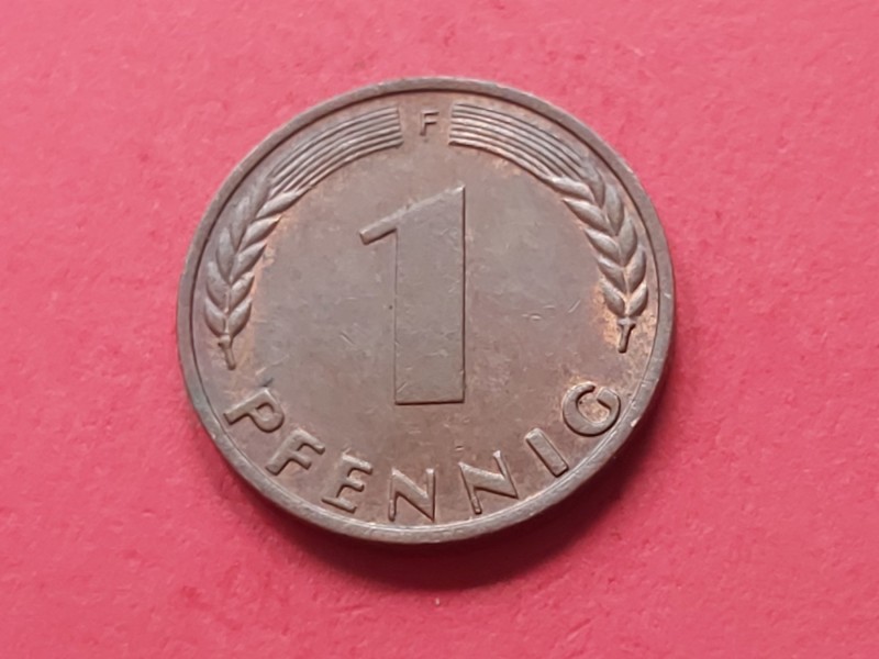 Nemačka - 1 pfennig 1970 god F