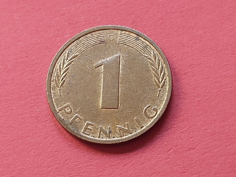 Nemačka - 1 pfennig 1971 god G